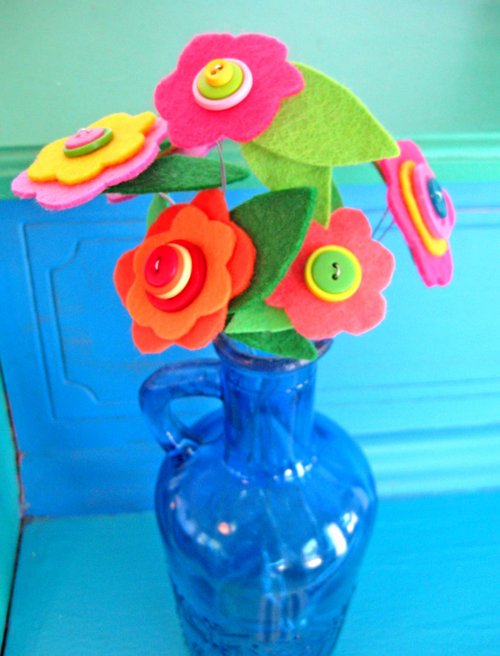 Button Flower Bouquet {Tutorial} - EverythingEtsy.com