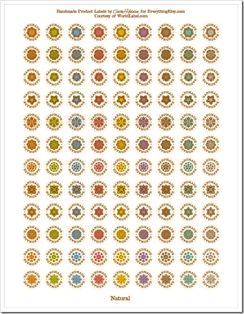 Handmade Label Printables {Free Downloads} - EverythingEtsy.com