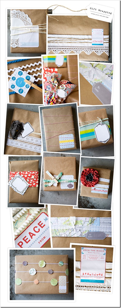 Gift Wrap Inspiration + Printable Gift Wrap = Stunning Packages ...