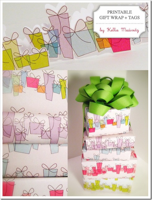 Gift Wrap Inspiration + Printable Gift Wrap = Stunning Packages ...