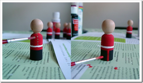 Queen’s Guard Peg Dolls {Tutorial} - EverythingEtsy.com