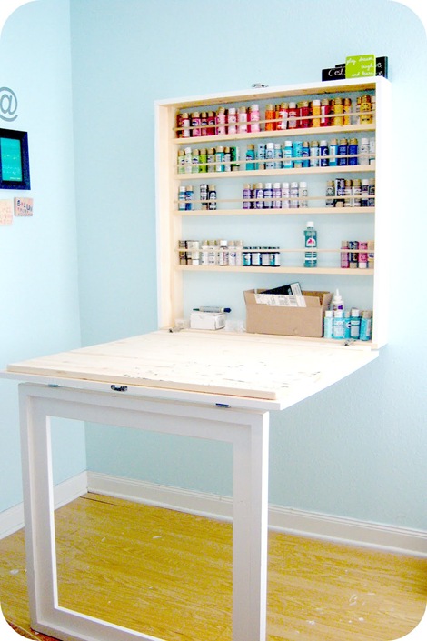 Space Saving Craft Room Desk - EverythingEtsy.com