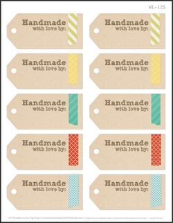 75 Free Printable Labels {Make it Handmade} - EverythingEtsy.com