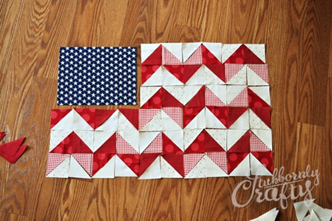 Chevron Flag Pillow Cover Tutorial {DIY Decor} by Stubbornly Crafty ...