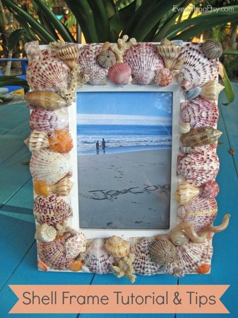 Shell Frame Tutorial & Tips {Handmade Gift} - EverythingEtsy.com