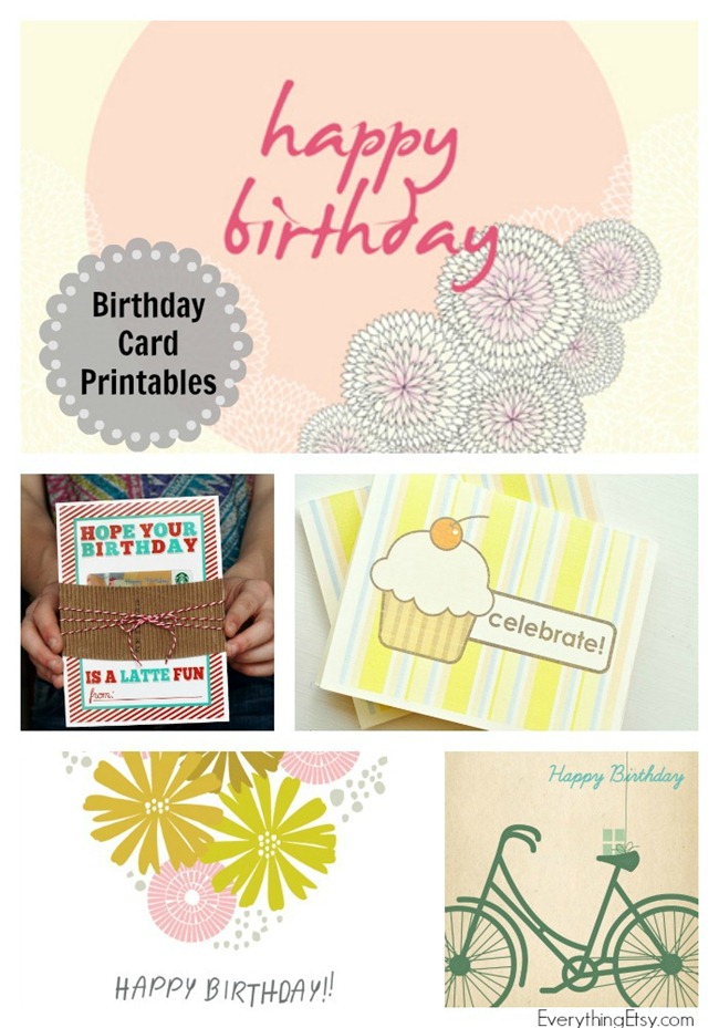 8 Free Birthday Card Printables - EverythingEtsy.com
