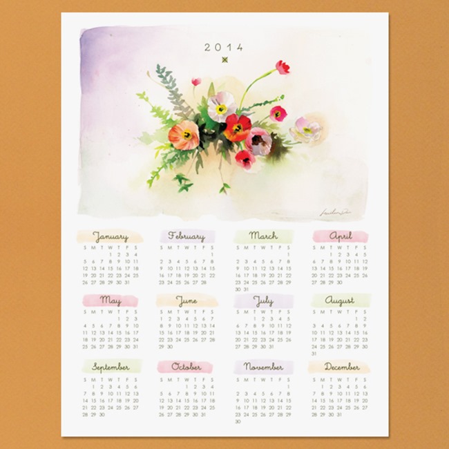 Free 2014 Printable Calendars {7 Creative Designs} - EverythingEtsy.com