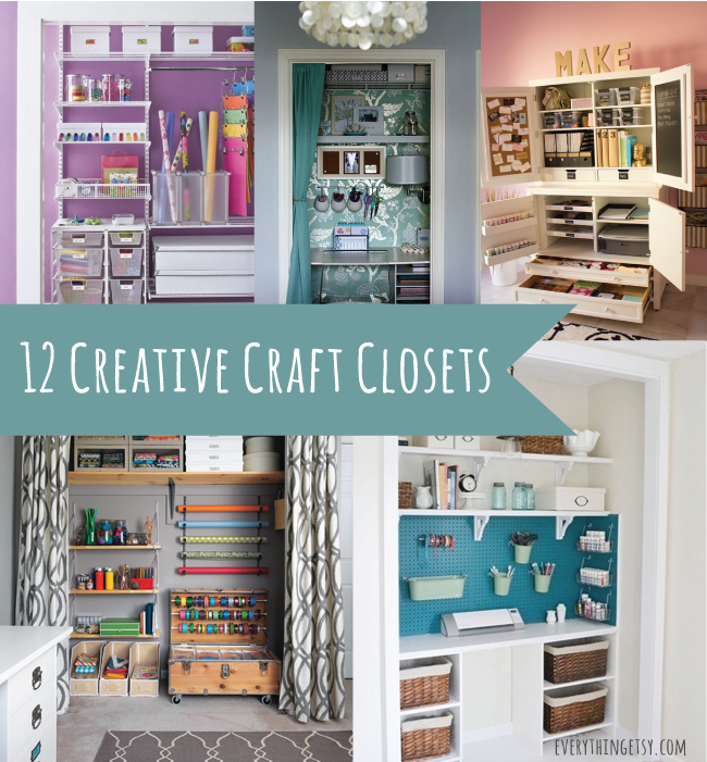 12 Creative Craft Closets {amazing ideas} - EverythingEtsy.com