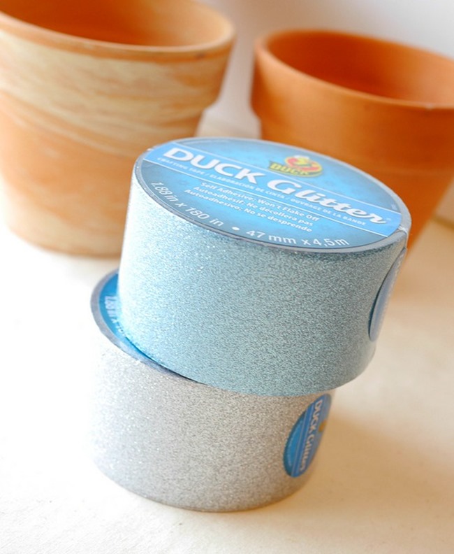 Spring Bling Glitter Flower Pots - EverythingEtsy.com
