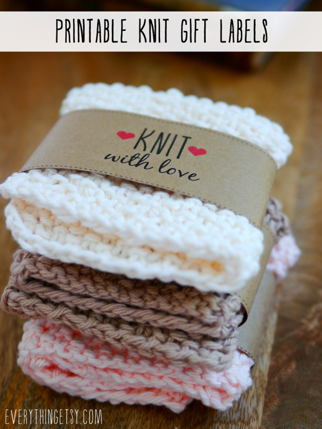 Free Printable Knit Gift Labels - EverythingEtsy.com