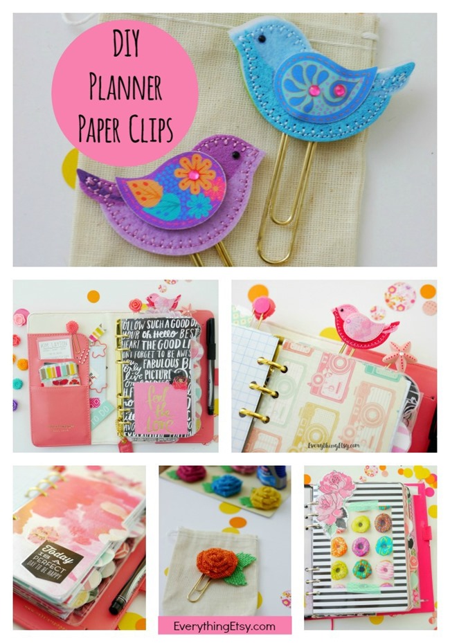 DIY Planner Paper Clips & Pretty Planner Ideas! - EverythingEtsy.com