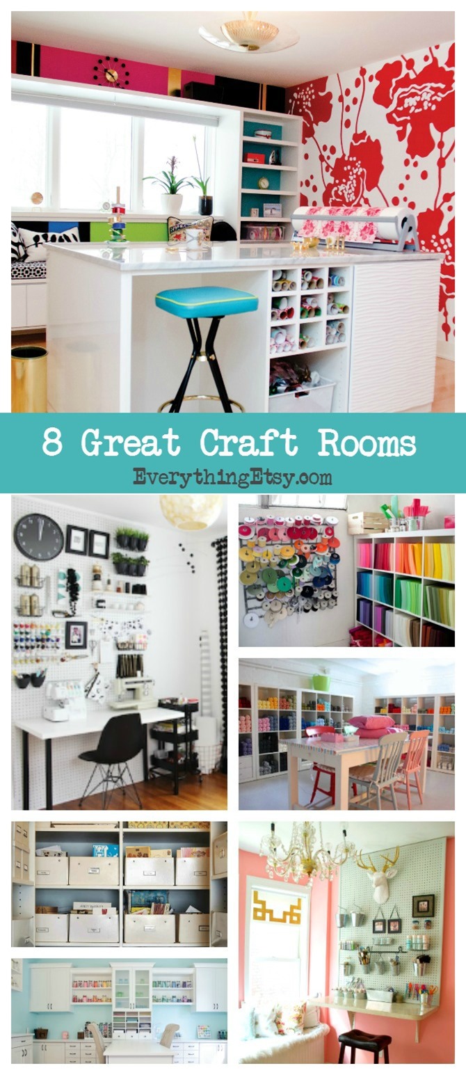 8 Craft Rooms–Creative Inspiration - EverythingEtsy.com