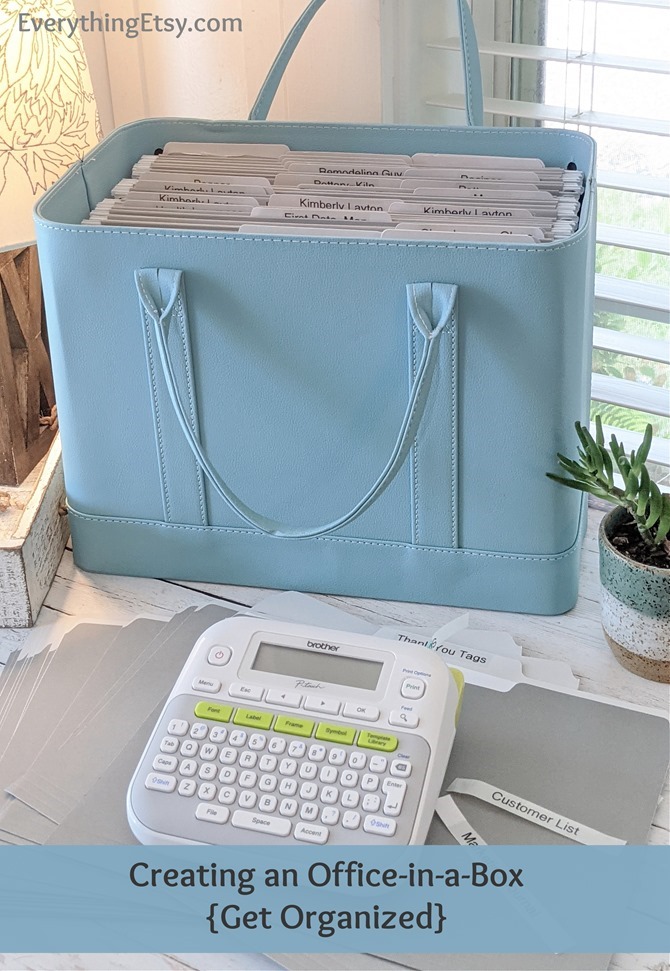 Creating an Office-in-a-Box–Get Organized {Etsy Business Goodness ...