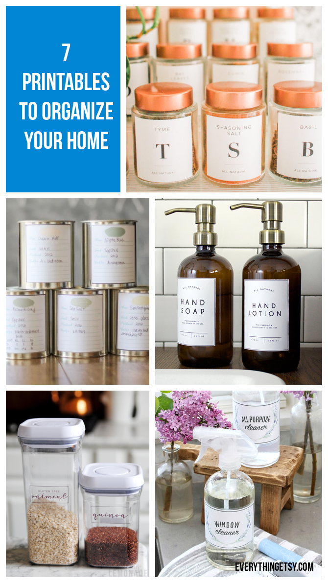 7 Free Printable Labels to Organize Your Home - EverythingEtsy.com